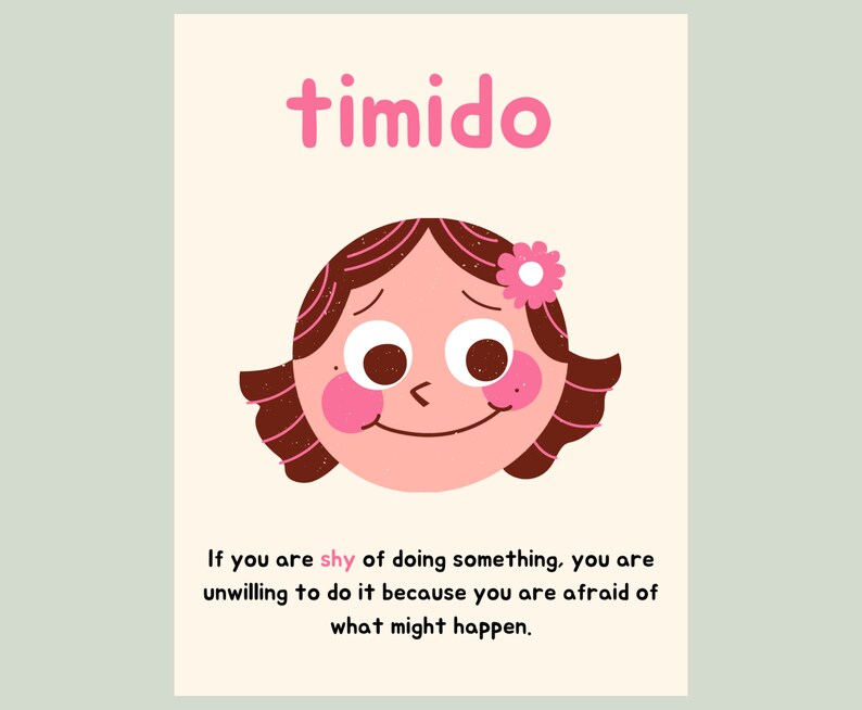 Emotion Feelings Flashcards for Bilingual Spanish Preschool | Etsy