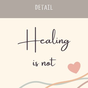 Healing is Not Linear Wall Art,mental Health Poster for Therapist ...