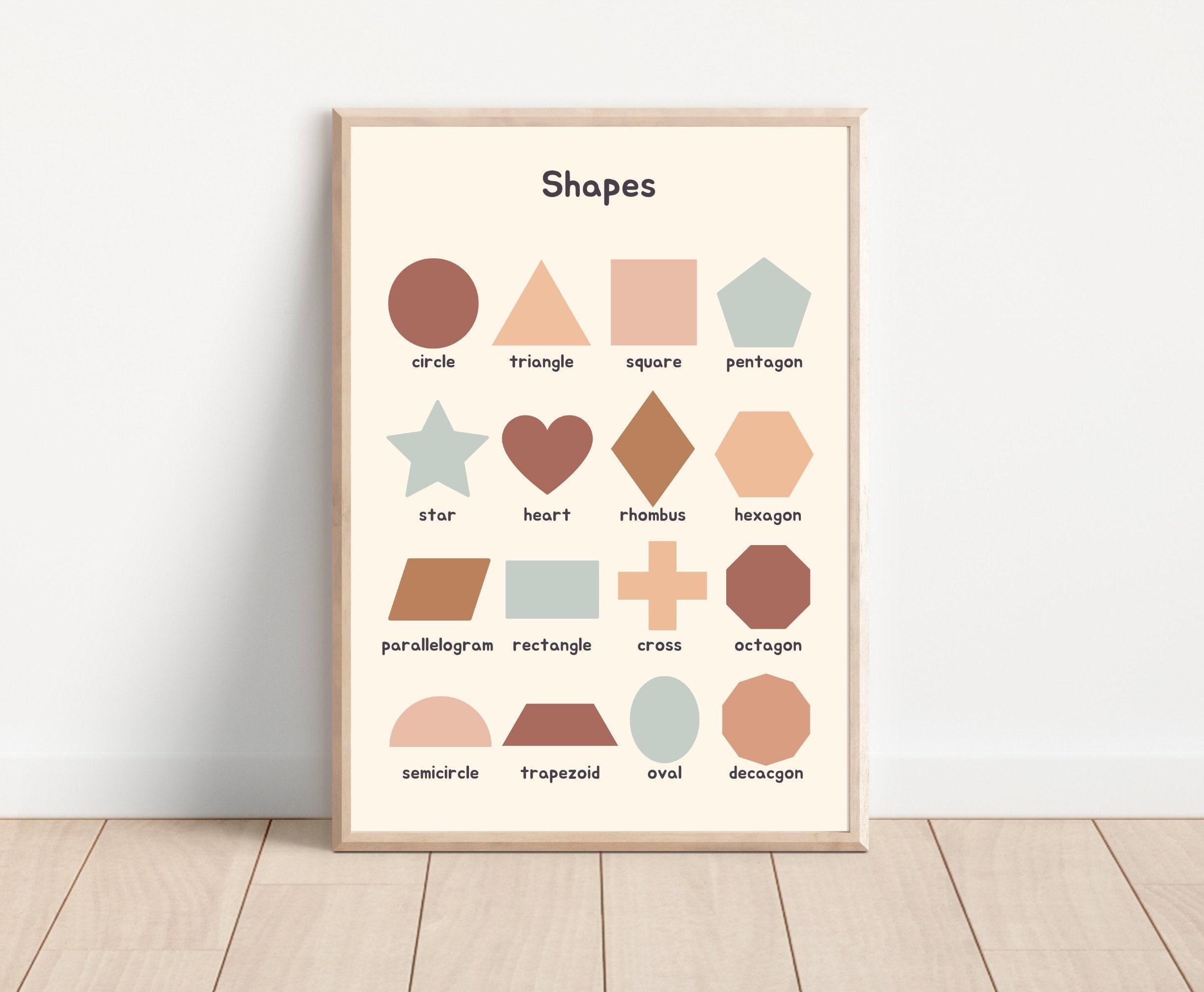 Shapes Printableshapes for Preschooldigital Download - Etsy