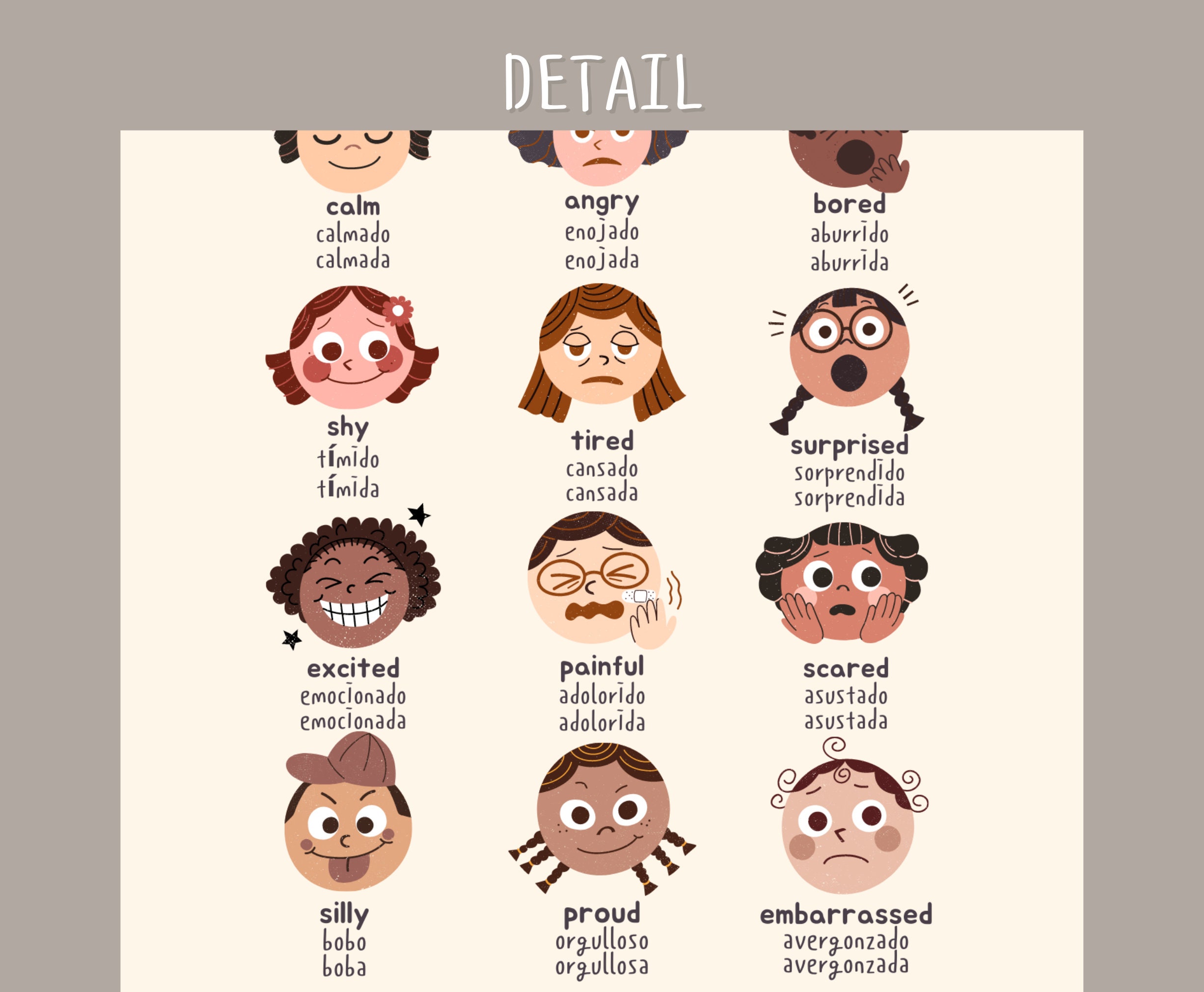 How Are You Feeling Today Poster Spanish