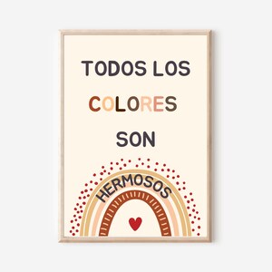 Spanish Classroom Decor for Spanish Teachers,digital Print Set Spanish ...