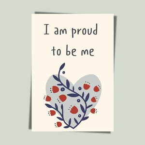 Rainbow Boho Affirmation Cards for Kids Printable Positive | Etsy