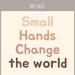 Diversity Poster for Classroom Decorsmall Hands Change the - Etsy