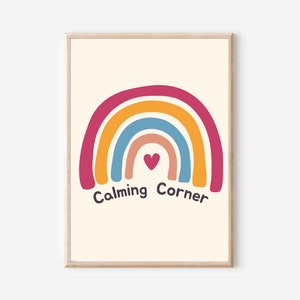 Set of 3 Educational Posters, Calm Down Corner, Calming Strategies ...