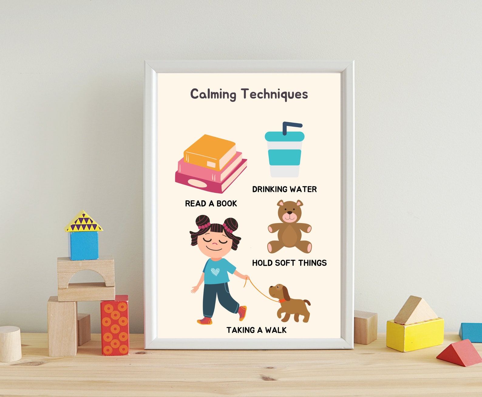 Set of 3 Educational Posters Calm Down Corner Calming - Etsy
