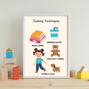 Set of 3 Educational Posters, Calm Down Corner, Calming Strategies ...