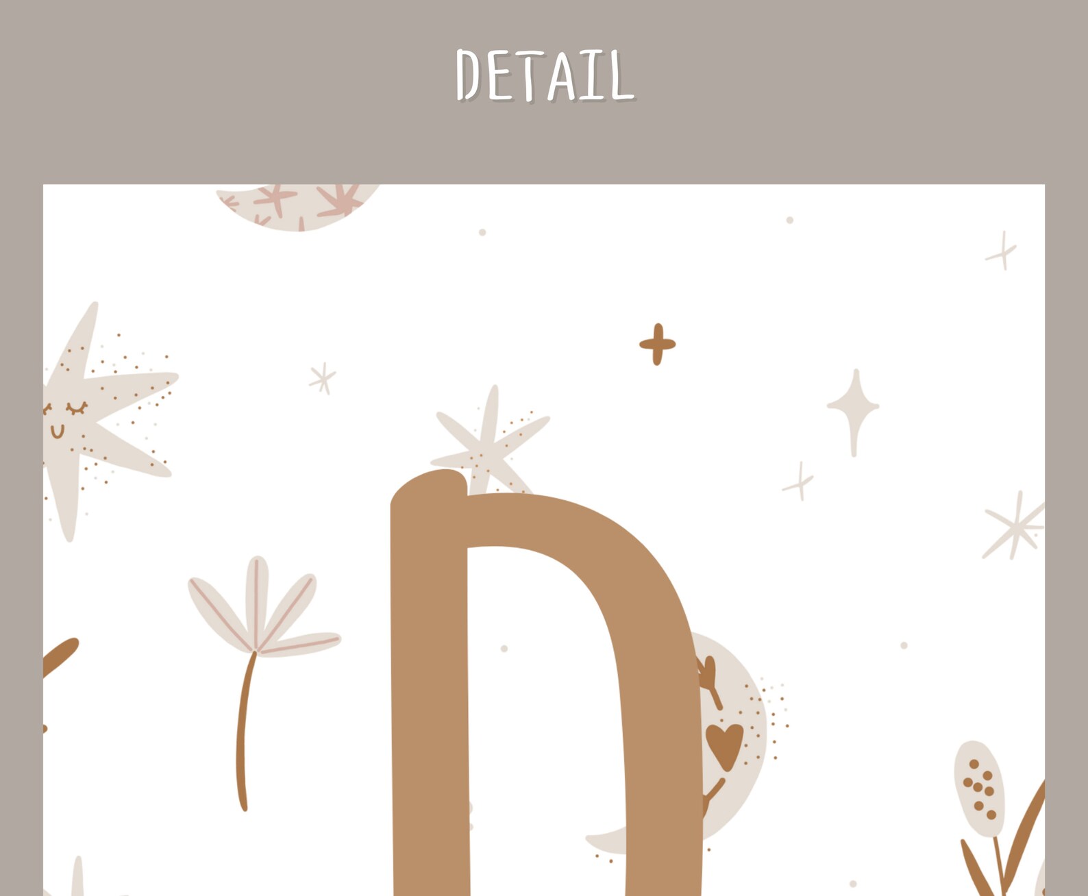 Boho Letter D Printprintable Letter Artletter for Kids Room - Etsy