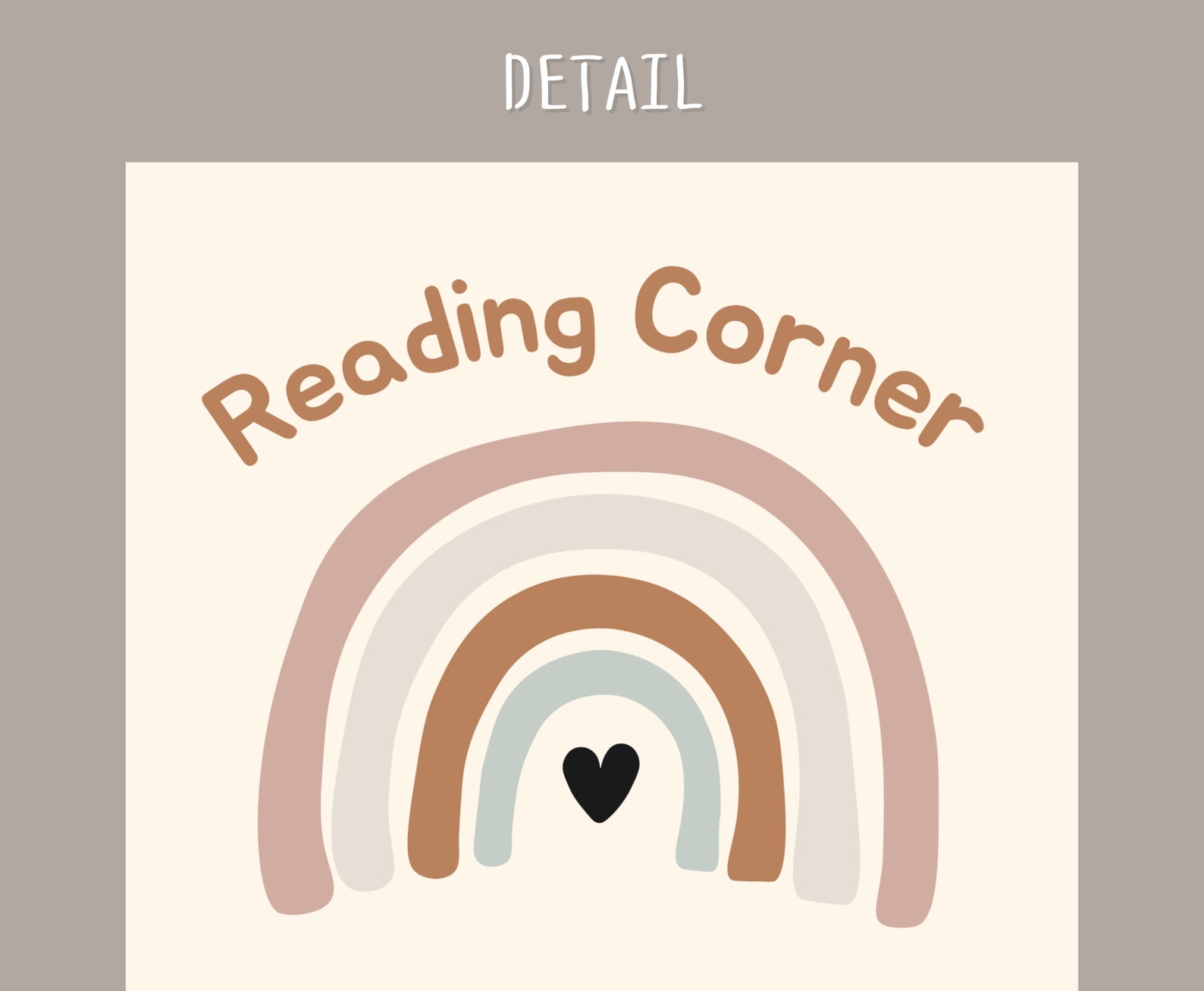Reading Corner Decor Sign Posterboho Classroom Decor RAINBOW - Etsy