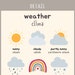 Bilingual Spanish Weather Chart Poster Climate (Instant Download) - Etsy