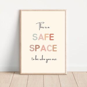 School Counselor Poster Sign, Mental Health, Therapist Office Decor ...