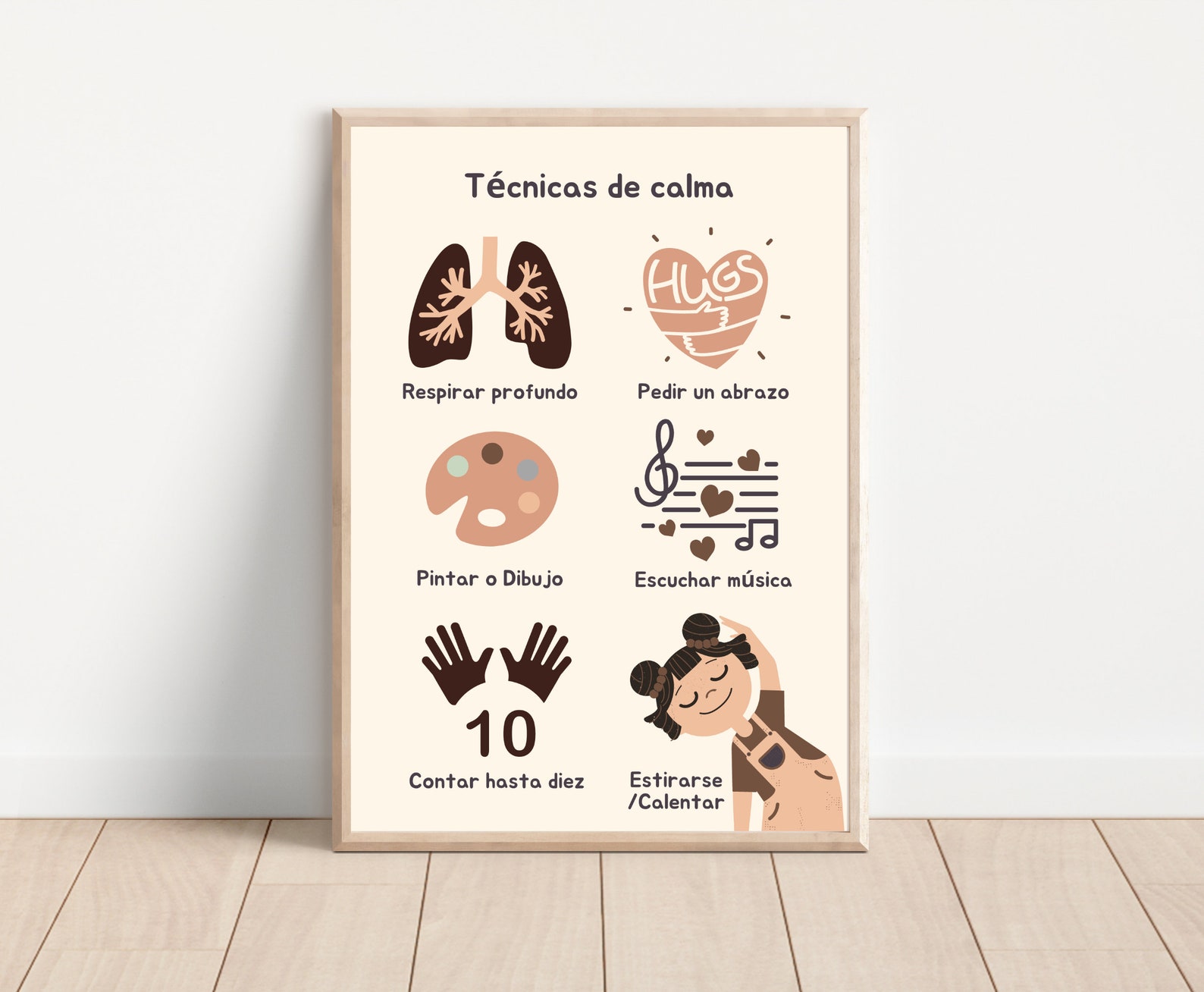 Spanish Emotions Poster Calming Corner Set Calm Down - Etsy