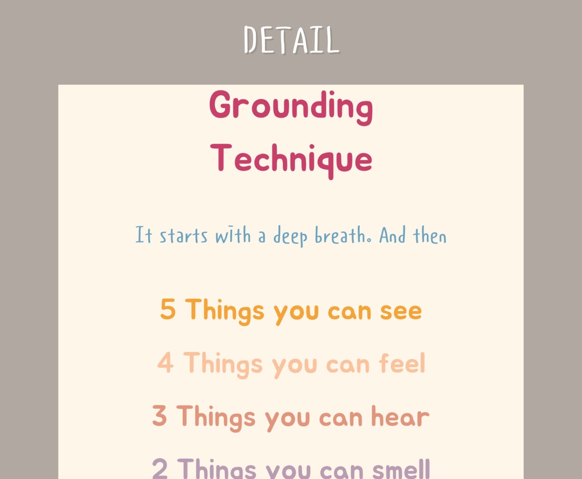 Calm Down Corner Posters: Feelings & Grounding Techniques (set of 3 ...