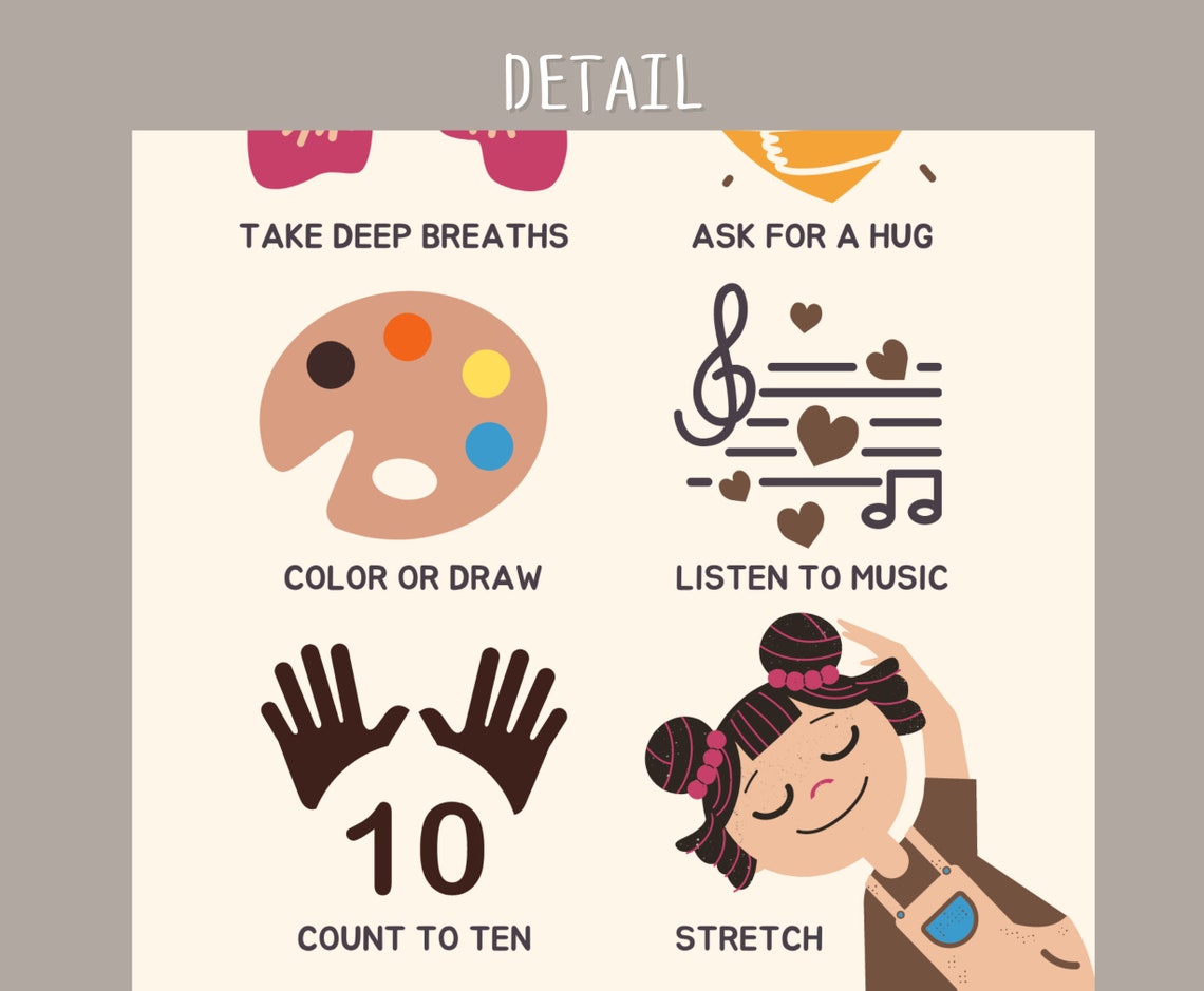Calm Down Corner Posters: Feelings & Grounding Techniques (set of 3 ...