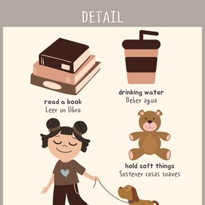 Set of 4 Educational Posters,bilingual Spanish Emotion,calming Corner ...