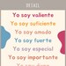 Spanish Classroom Decor, Positive Affirmation Poster for Toddler ...