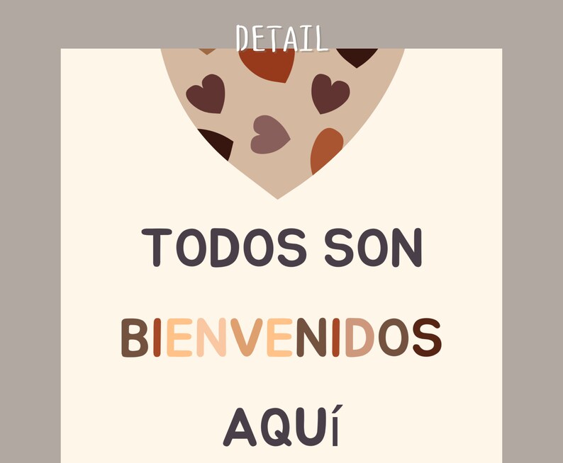 Spanish Teacher Classroom Door Sign Todos Son Bienvenidos - Etsy