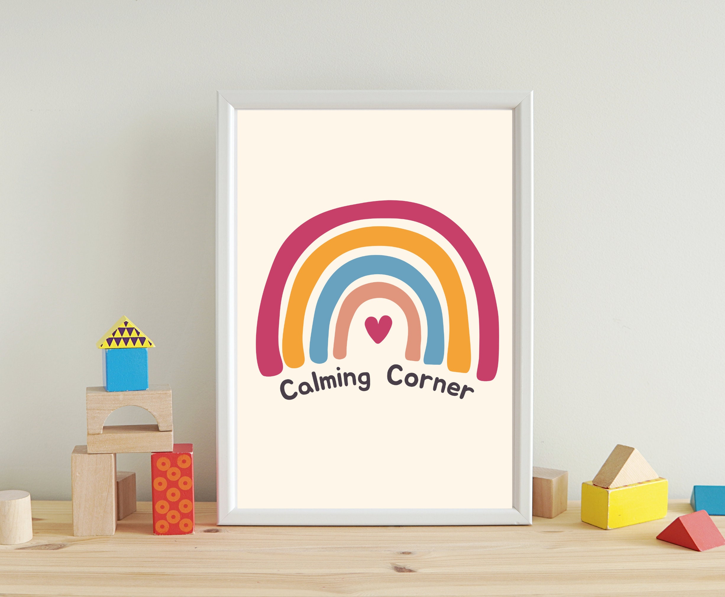 Calm Corner Sign for Classroom Decor Printable Calming Corner - Etsy
