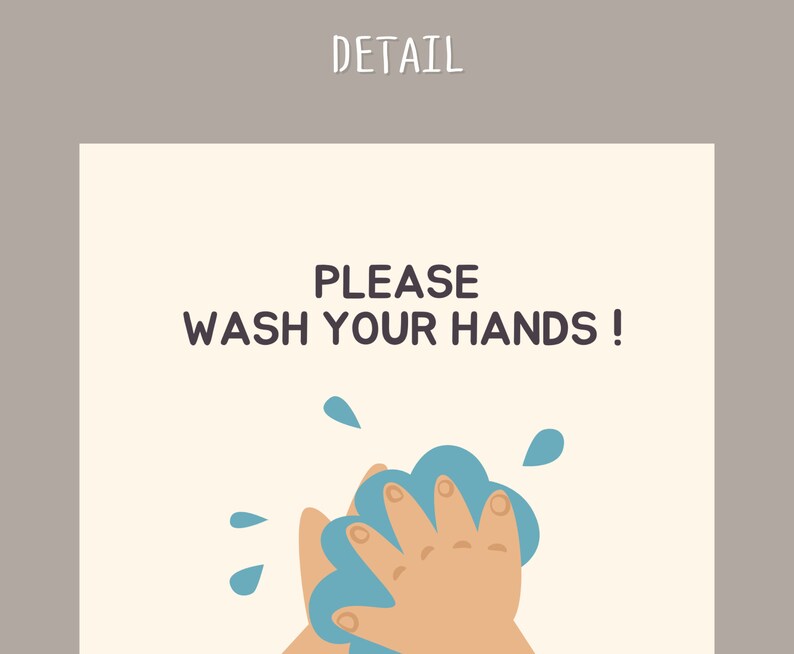 Bilingual Spanish Classroom Decor, Printable Poster, Wash Your Hands ...