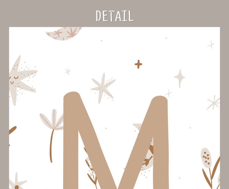 Letter M Print,personalized Name Sign,customized Letter Sign,letter ...