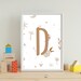 Boho Letter D Print: Kids Room Wall Art (digital Download) - Etsy