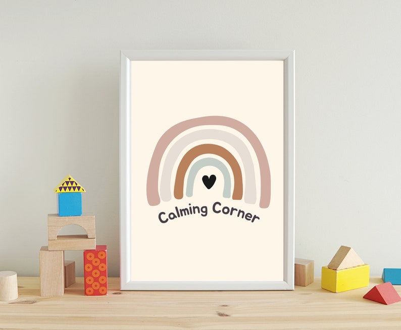Set of 3 Educational Posters Calming Corner Calming - Etsy