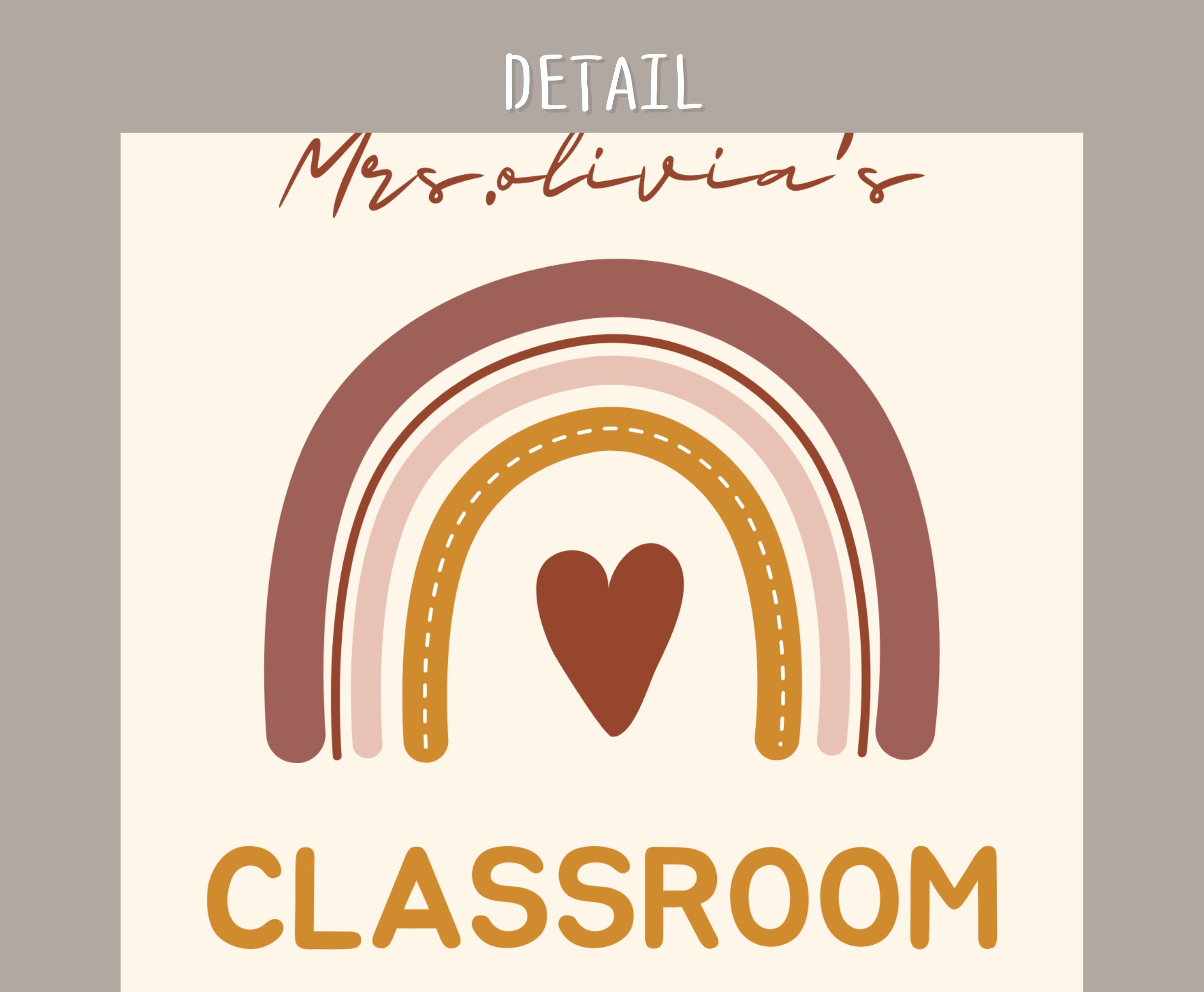 Custom Welcome to Classroom Sign: Teacher Name Printable (digital ...