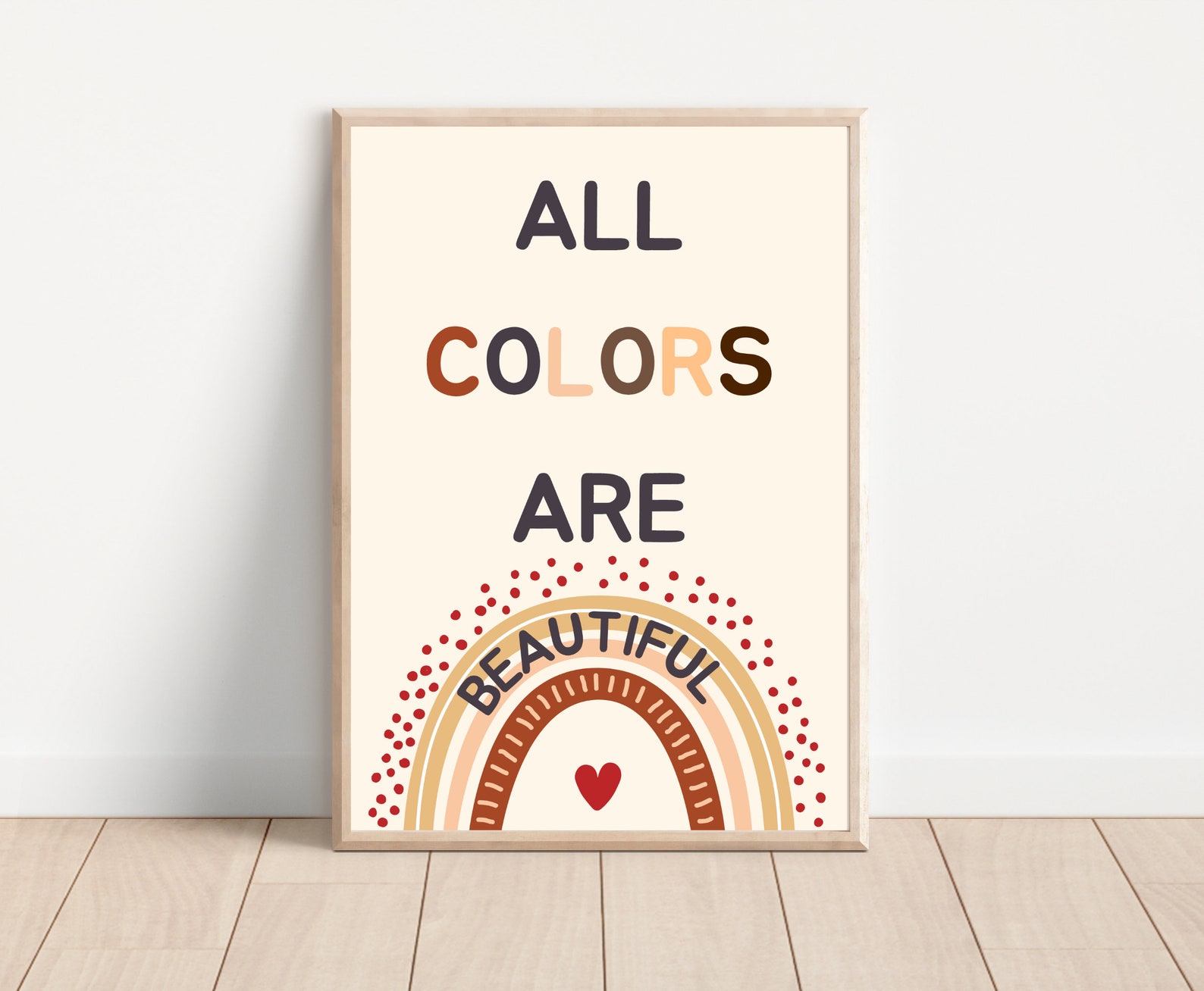 Diversity Art Set All Are Welcome Here Classroom Decor for - Etsy