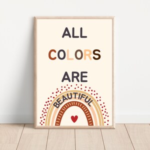 Diversity Art Set, All Are Welcome Here, Classroom Decor for Kids ...