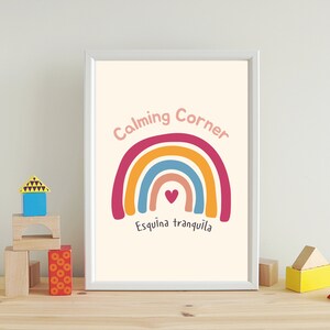 Set of 3 Educational Posters,bilingual Spanish Emotion,calming Corner ...