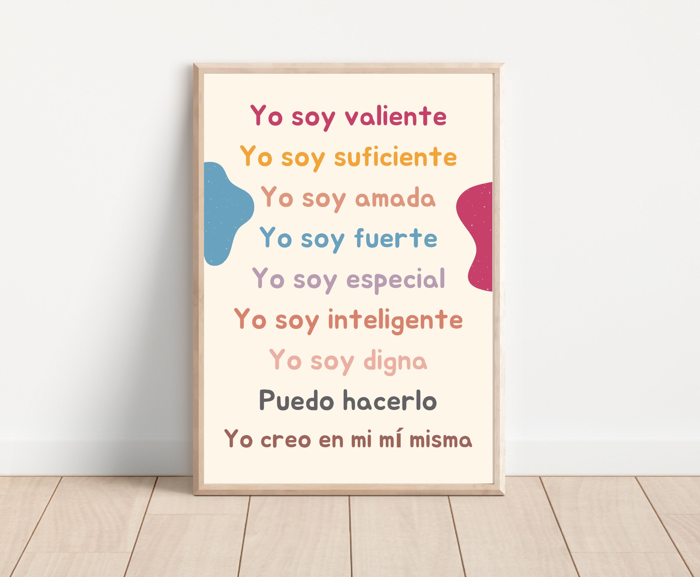 Spanish Classroom Decor Positive Affirmation Poster for - Etsy