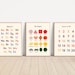 Educational Posters Set,alphabet Poster, Printable Homeschool ,rainbow ...