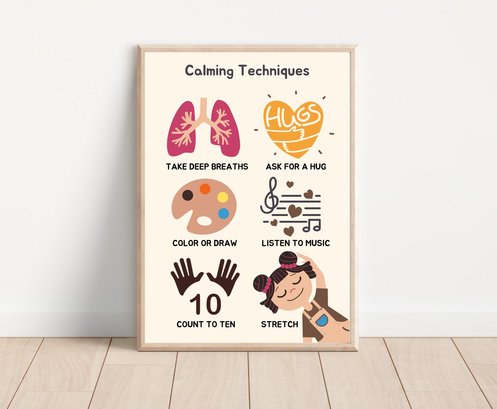 Set of 3 Educational Posters Calm Down Corner Calming - Etsy