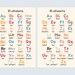 Spanish Educational Posters Set for Playroom and Kids and Toddlers ...