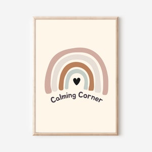 Set of 3 Educational Posters, Calming Corner, Calming Strategies ...