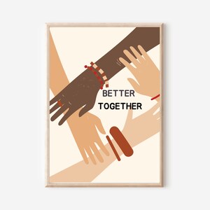 Diversity Art Set, All Are Welcome Here, Classroom Decor for Kids ...