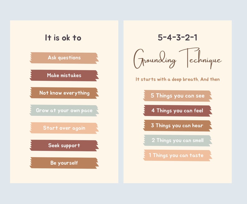 Growth Mindset Printable Kid Affirmations Positive Quotes | Etsy