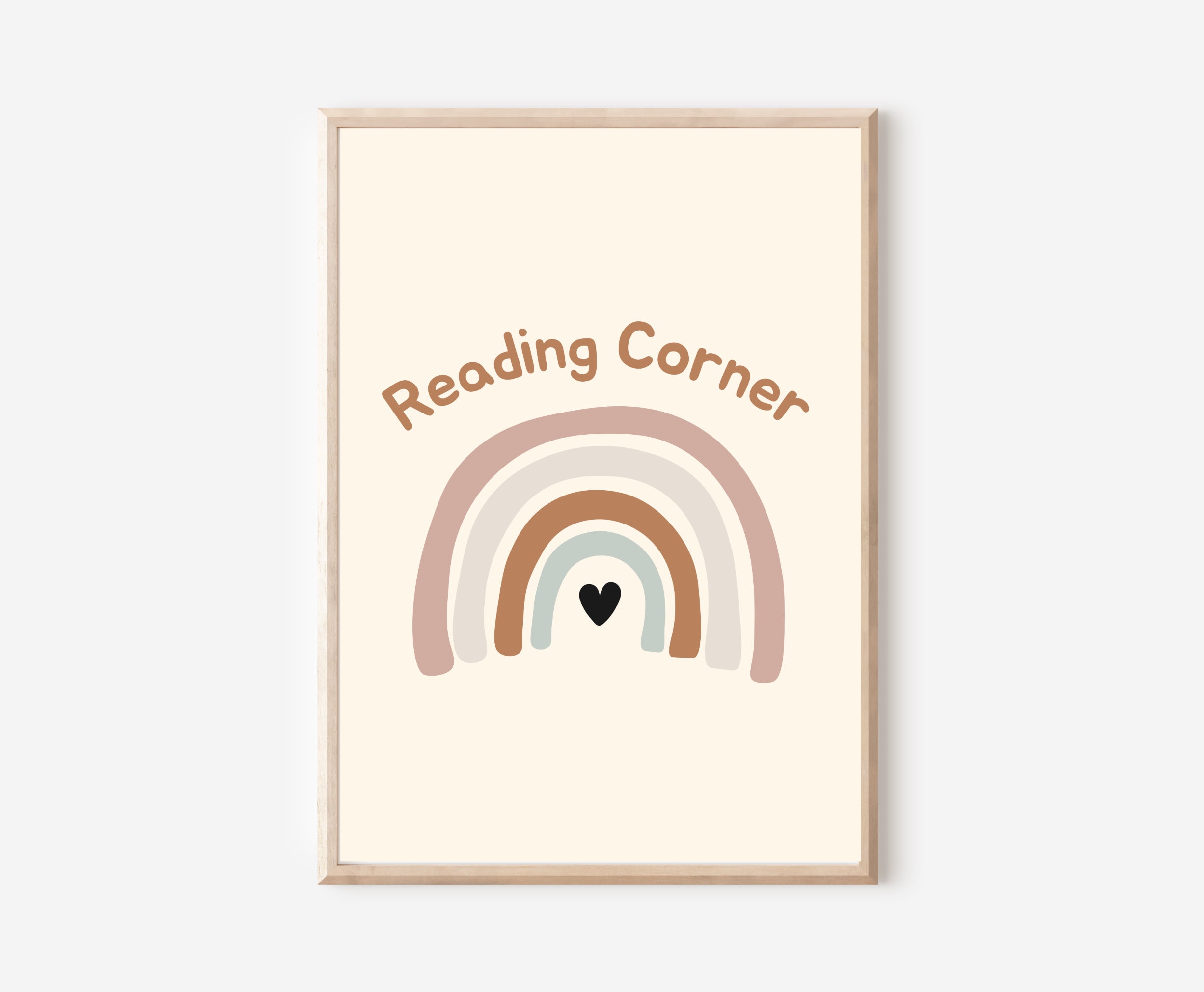 Reading Corner Decor Sign Posterboho Classroom Decor RAINBOW - Etsy