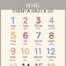 Bilingual Spanish Numbers 20 Poster, Printable, English to Spanish ...