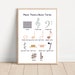 Music Theory Poster,educational Music Wall Art,music Decor for ...