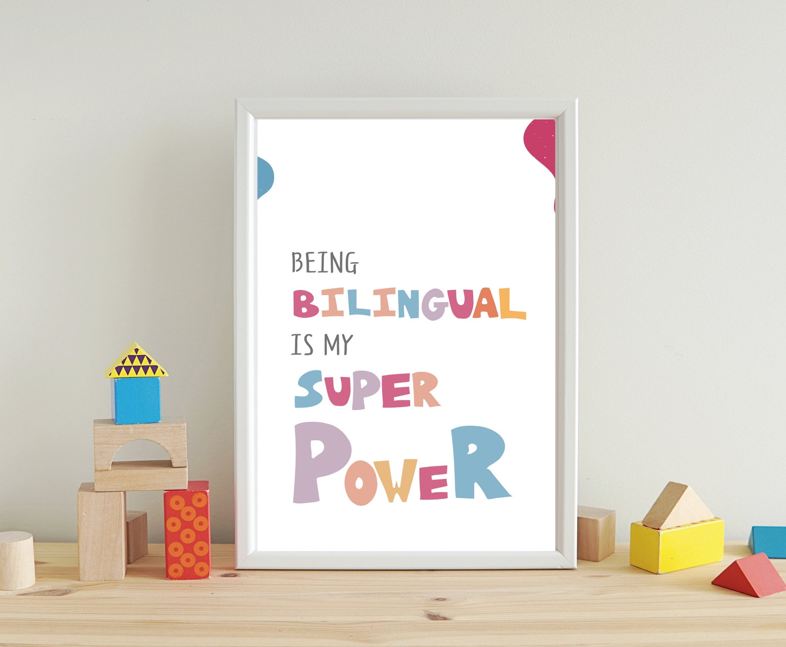 Bilingual Superpower Poster: Spanish Nursery Decor (digital Download ...