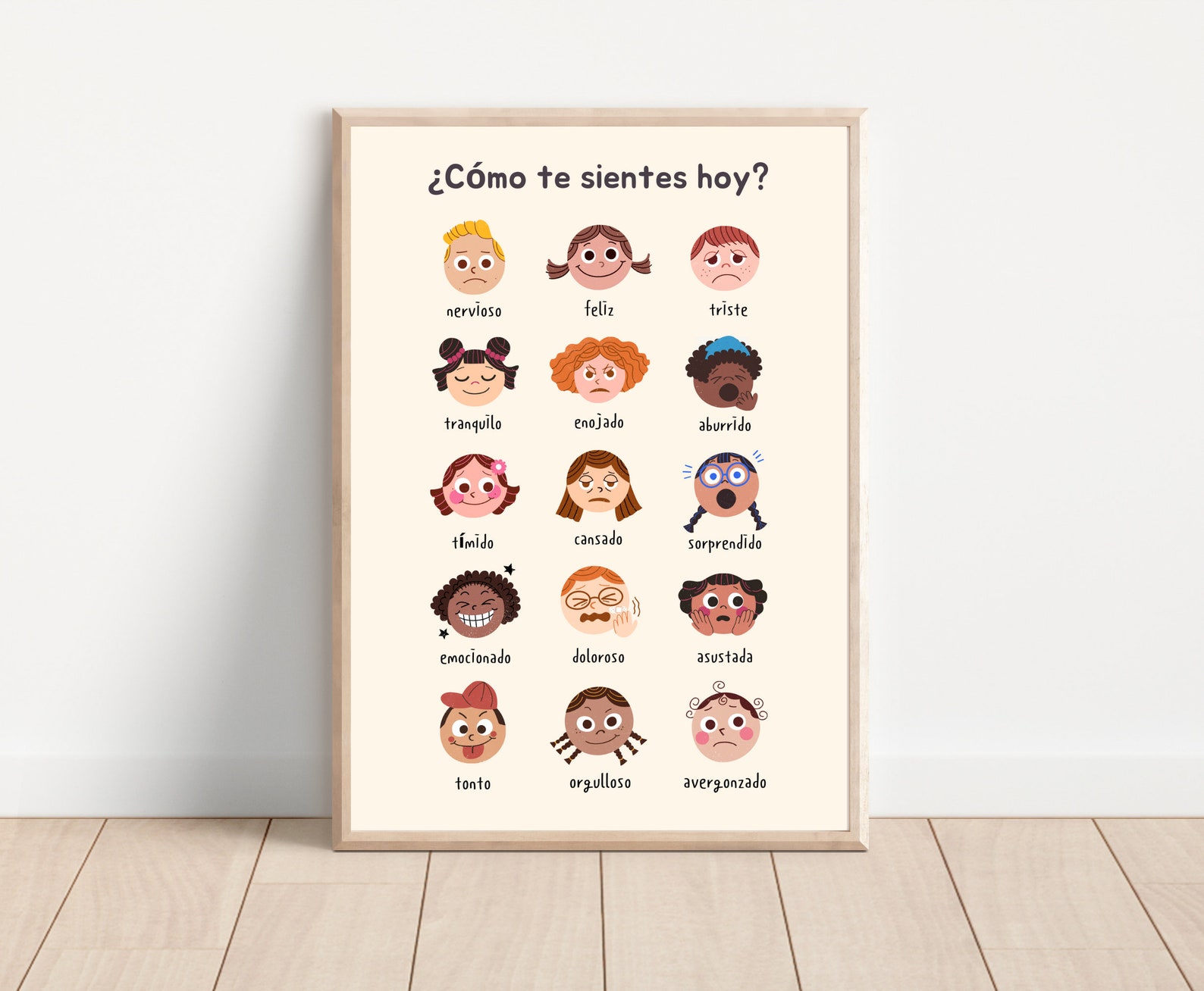 Spanish Educational Posters Setnursery Print Art for Spanish - Etsy