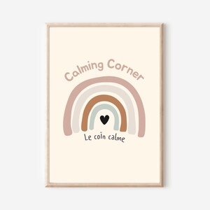 Set of 3 French Educational Poster,calming Corner,feeling Poster ...