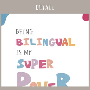 Bilingual Superpower Poster: Spanish Nursery Decor (digital Download ...