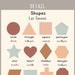 Shapes Educational Bilingual Spanish Poster Printable, English and ...