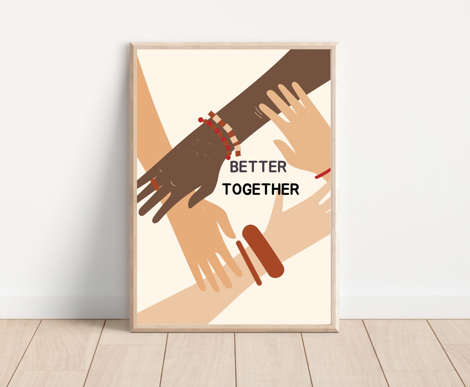 Diversity Art Set All Are Welcome Here Classroom Decor for - Etsy