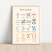 Math Symbols Poster,mathematical Symbols,educational Poster for Kids ...