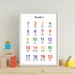 French Numbers Poster: Rainbow Classroom Decor (digital Download) - Etsy