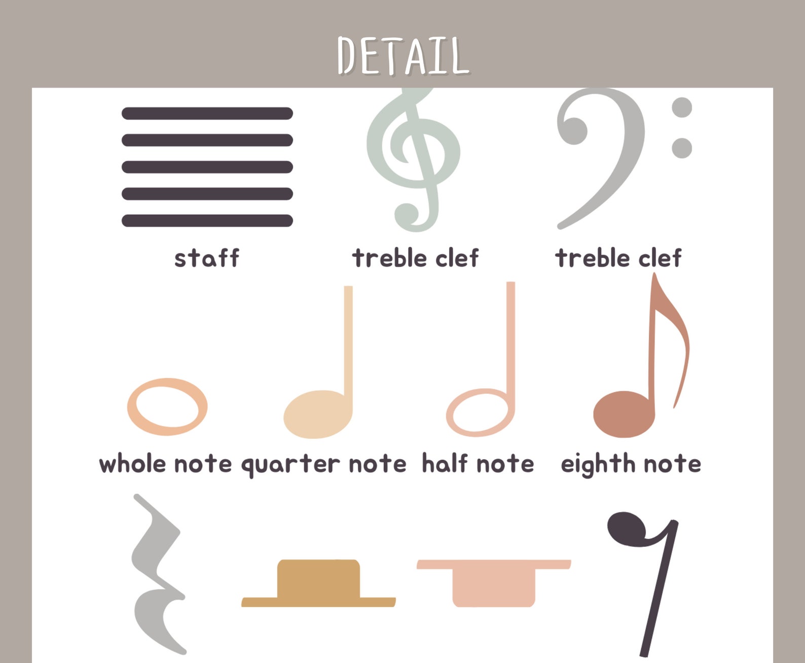 Music Theory Postereducational Music Wall Artmusic Decor for - Etsy