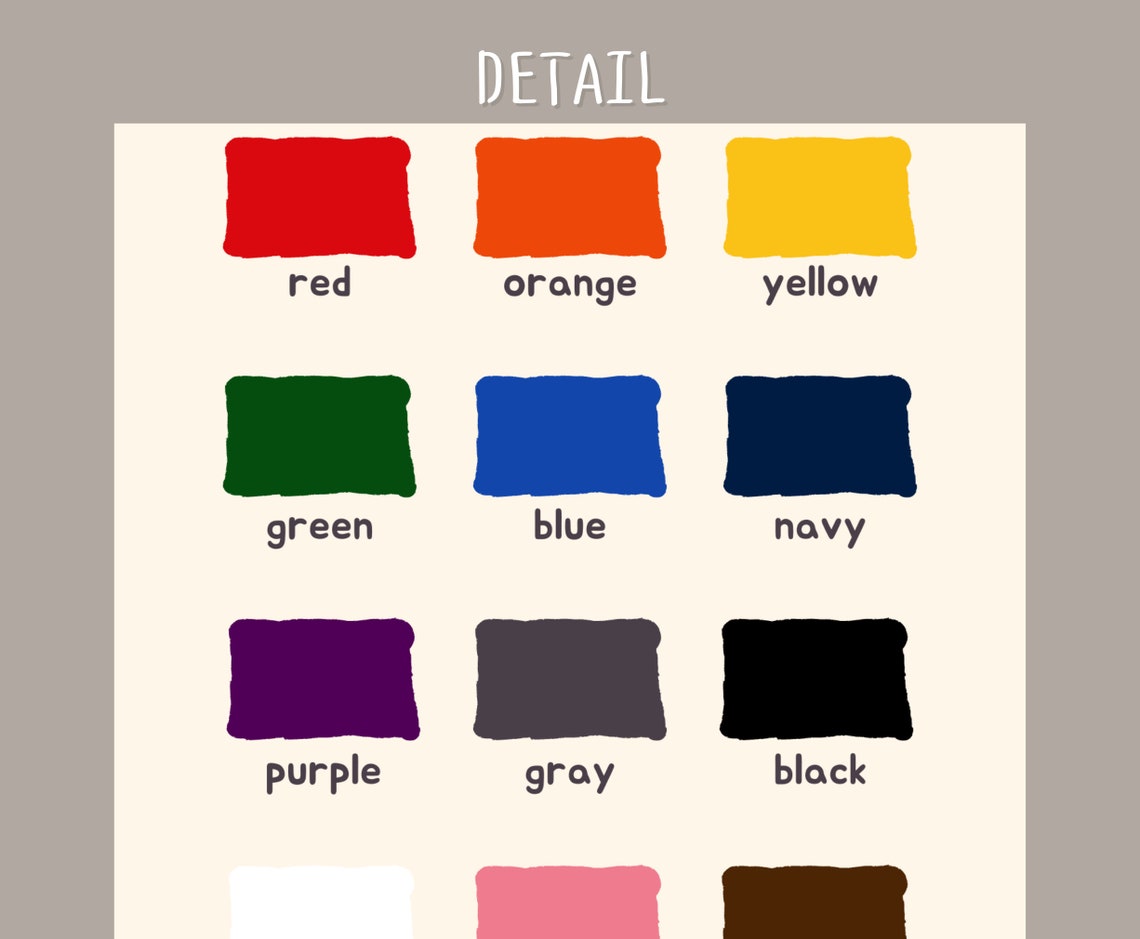 Set of 2 Shapes and Colors Poster Shapes and Colors | Etsy