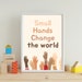 Diversity Poster for Classroom Decorsmall Hands Change the - Etsy